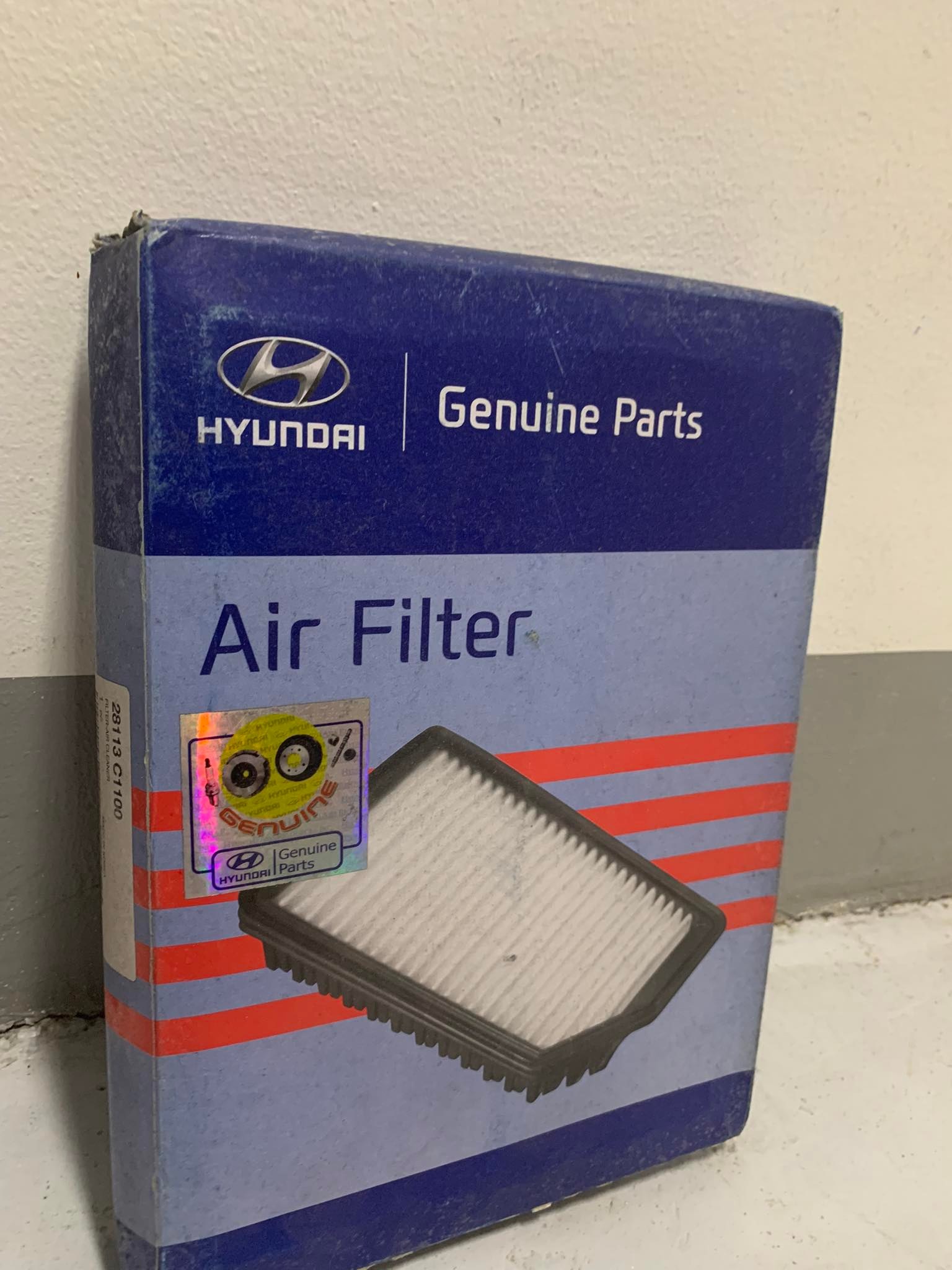 FILTER-AIR CLEANER 28113C1100, GENUINE PARTS FOR HYUNDAI SONATA | Lazada PH