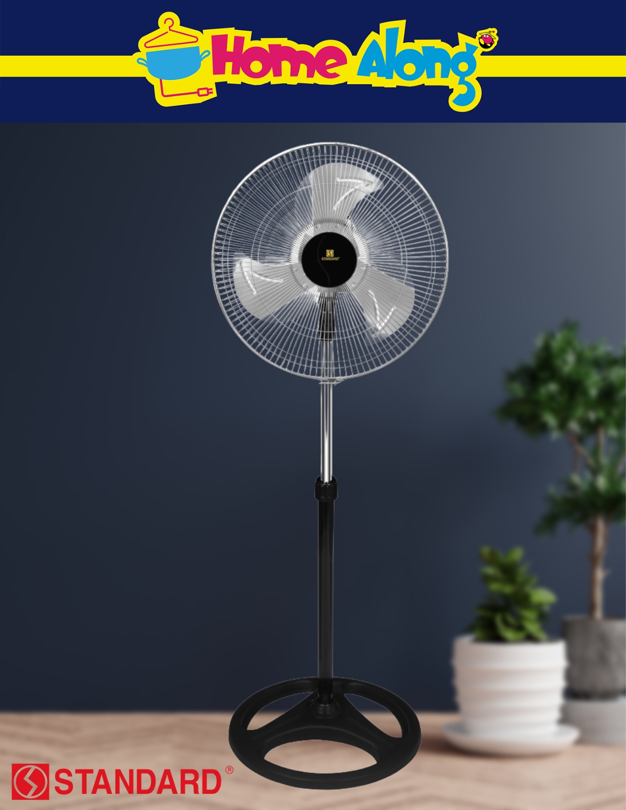 Standard STO16E 16" Industrial Stand Fan | Lazada PH