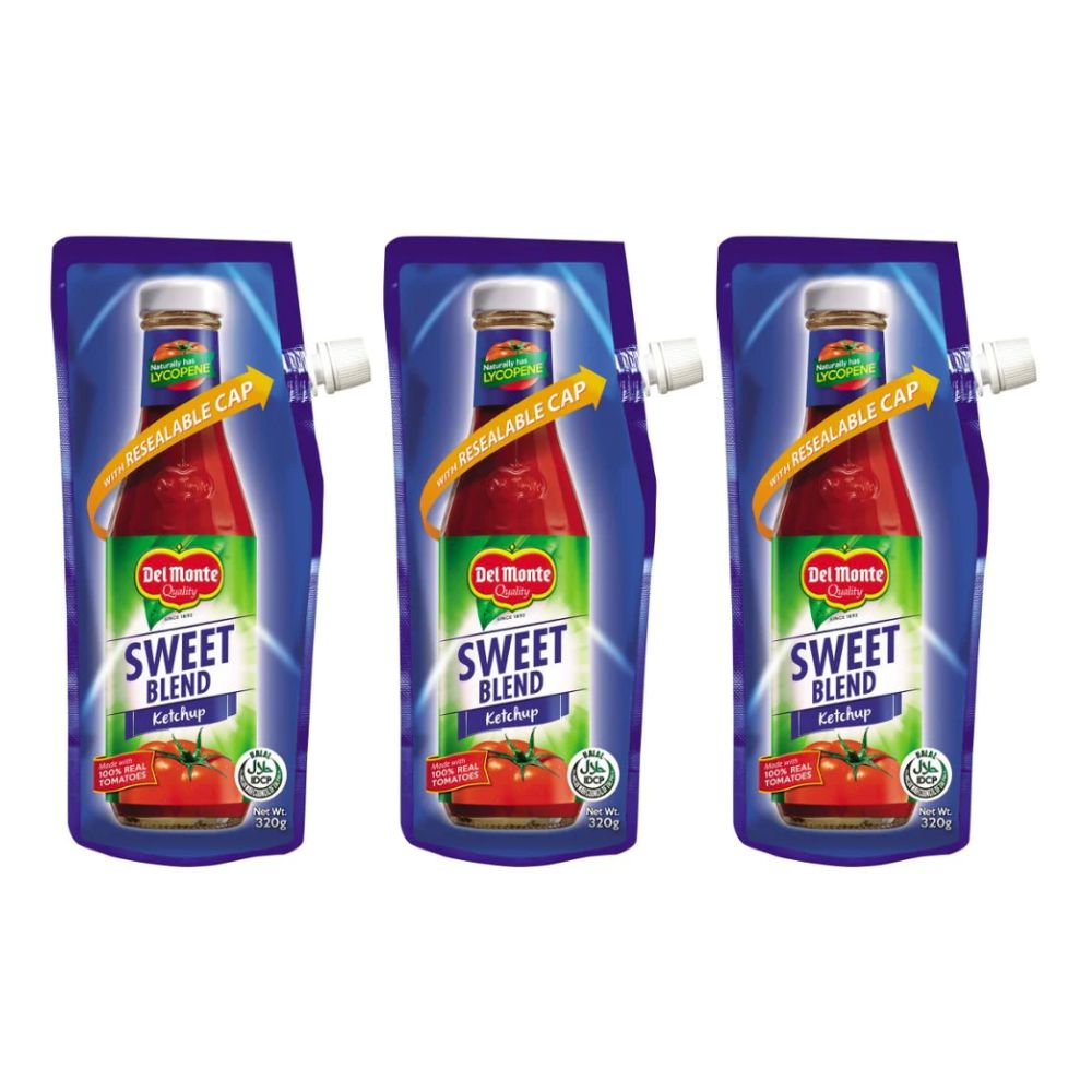 Del Monte Sweet Blend Ketchup 320g Pouch- Pack of 3 | Lazada PH