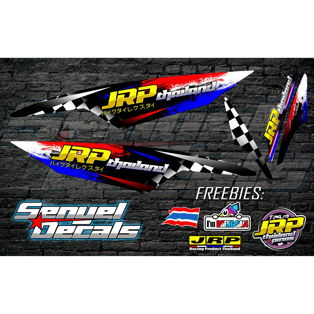 MIO AMORE JRP THAILAND DECALS | Lazada PH