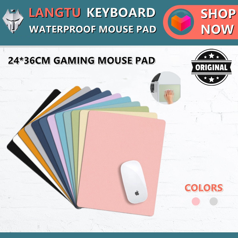 24*36cm gaming mouse PUpad computer pad waterproof desk pad double ...