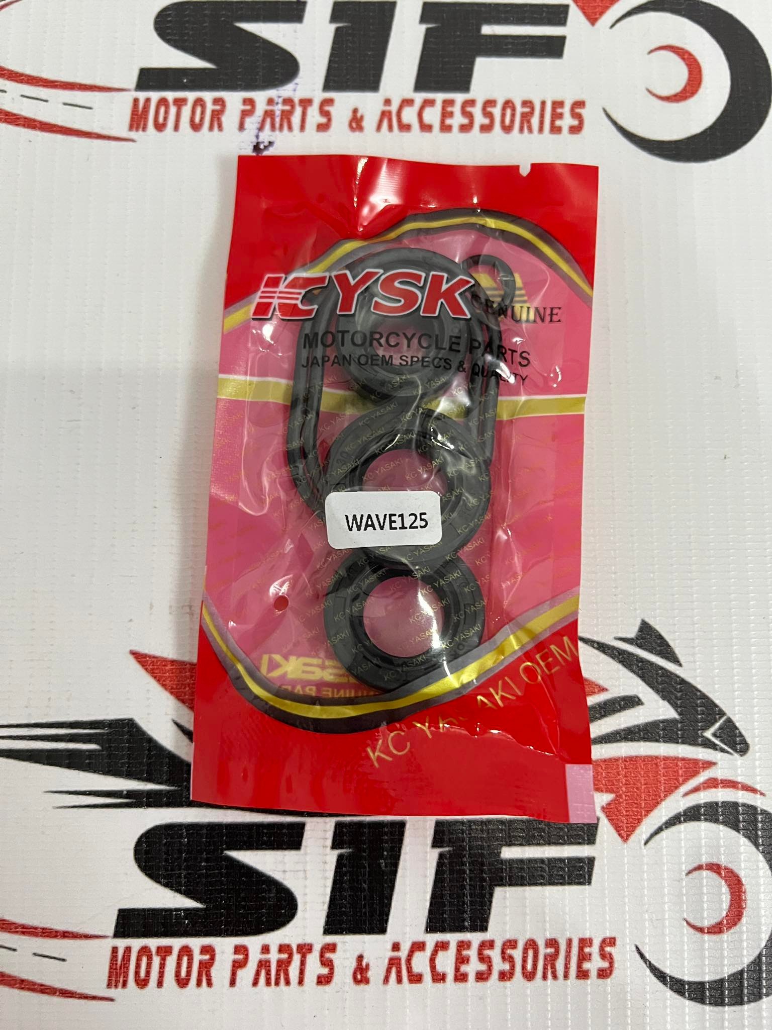 SIF OIL SEAL KIT (ENGINE) HONDA WAVE 125 WITH O RING YSK | Lazada PH