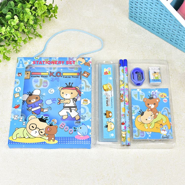 14PCS Stationery Set Creative Children Writing Learning Kit Tools ...