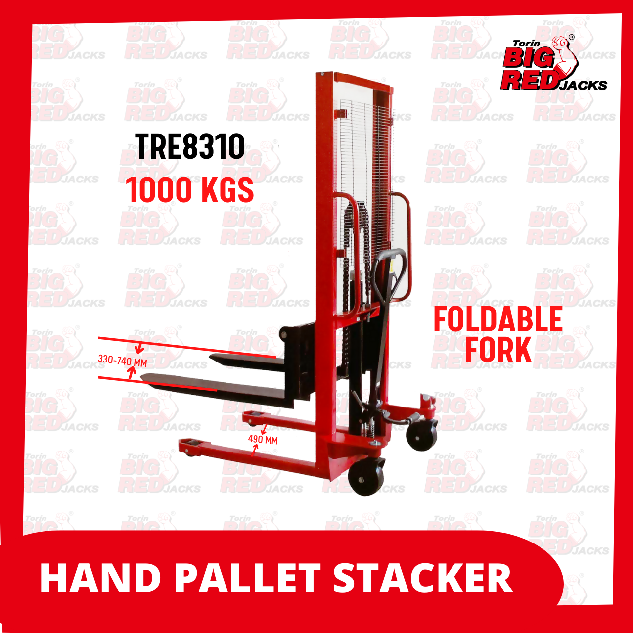 Big Red Hand Pallet Stacker | Lazada PH