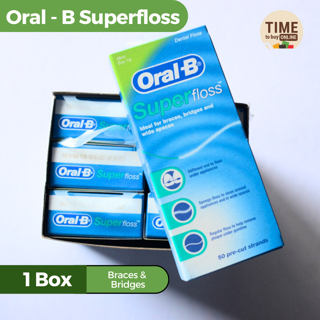Oral-B Superfloss - Dental Floss for Braces & Bridges | Lazada PH