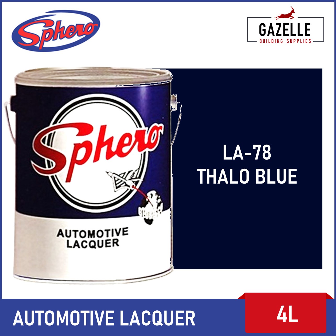 Sphero Automotive Lacquer Thalo Blue 4L | Lazada PH