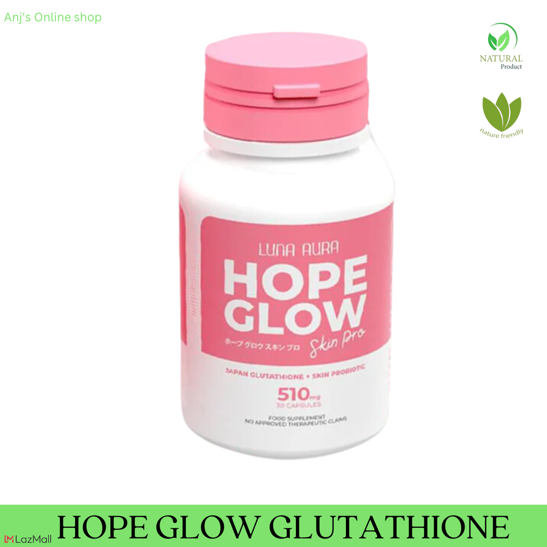 NEW Hope Glow Luna Aura Advance Glutathione Prevents Skin Aging Lighter ...