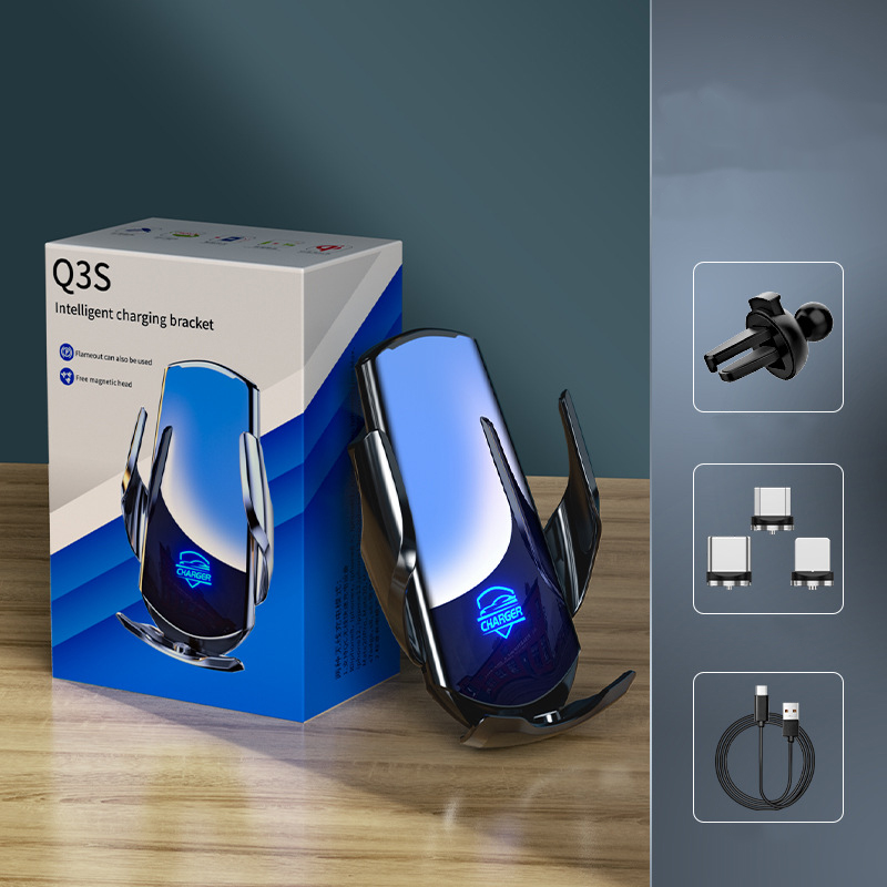 Electric Cell Phone Holder Auto Sensor Opening and Closing Wireless ...