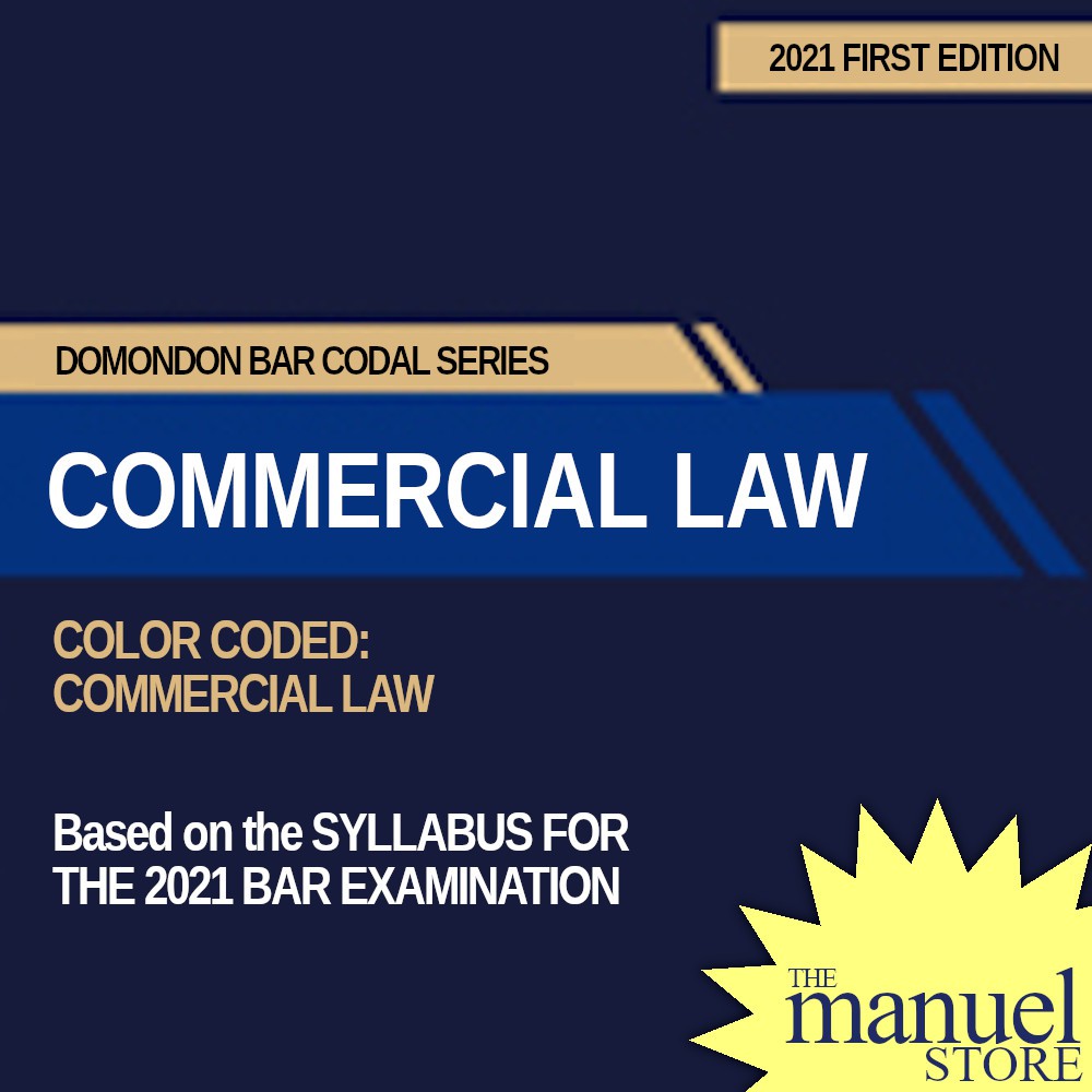 Domondon (2021) - Commercial Law Color Coded based on the 2021 Bar ...