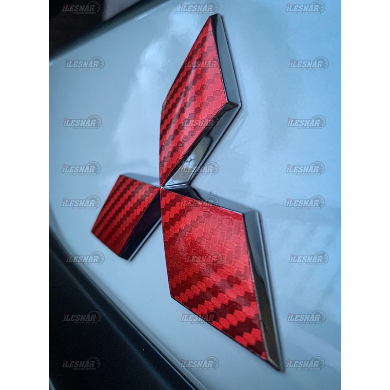 Mitsubishi Montero Sport 2009-2015 Front And Rear Logo Sticker | Lazada PH
