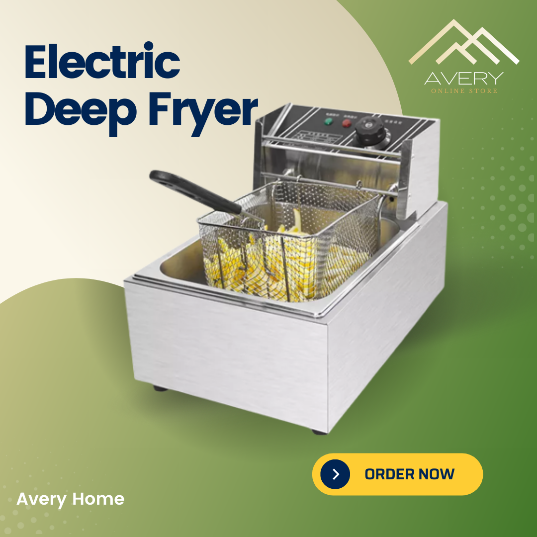 Heavy Duty Stainless Deep Frying Machine / Countertop Deep Fryer, 6L ...