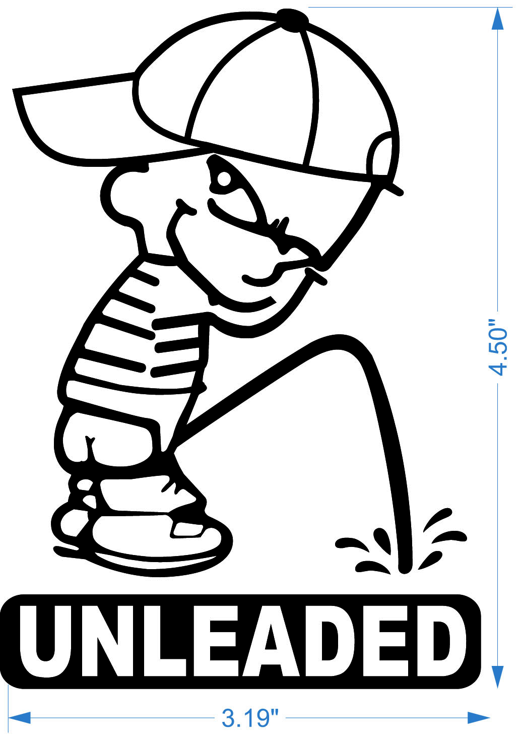 UNLEADED FUEL TANK COVER STICKER DECALS (Different Color) | Lazada PH