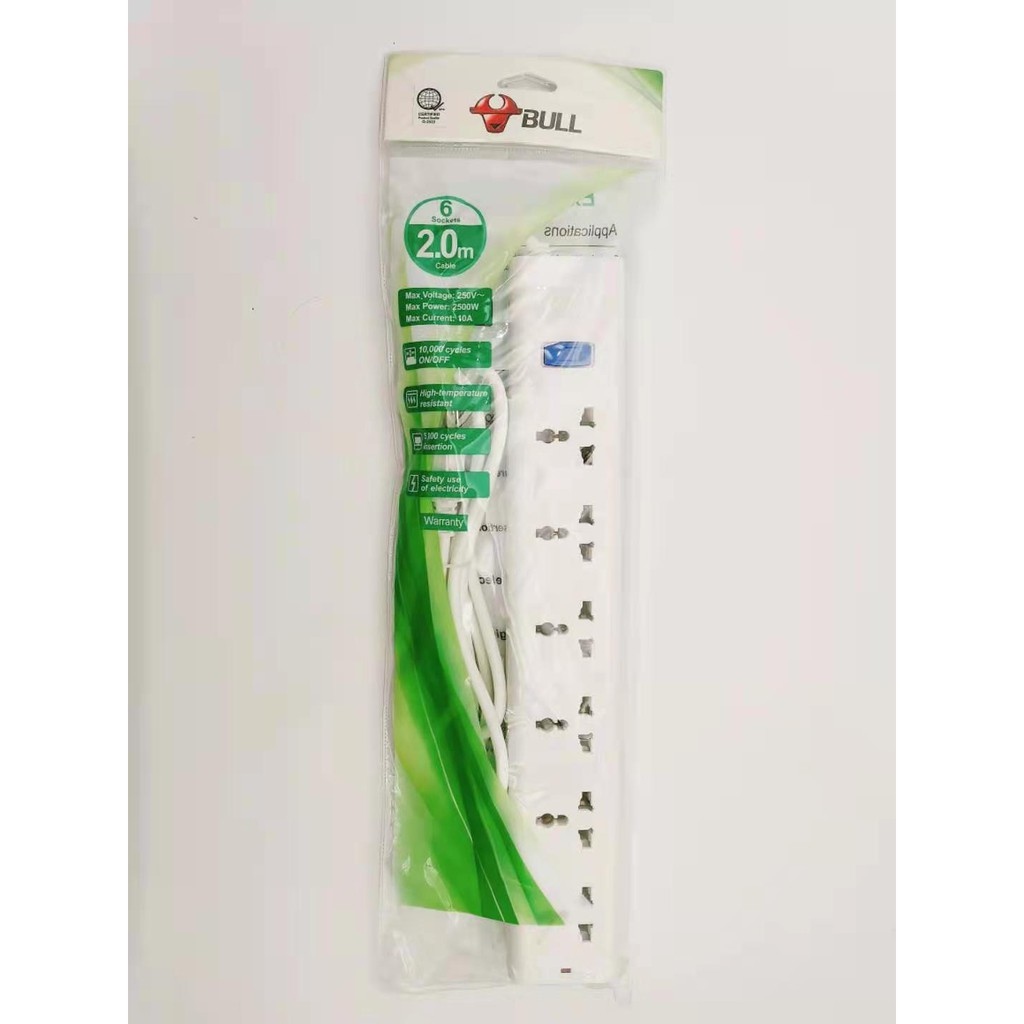 Bull power board adapter universal power socket extension cord socket ...