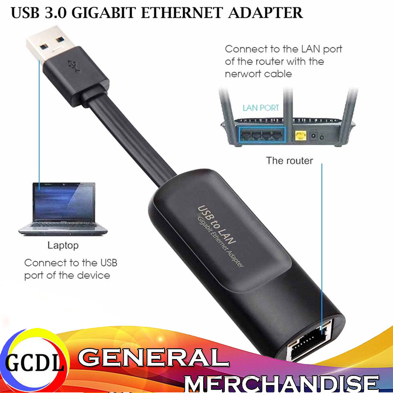 USB 3.0 Network Card QUUGE 2.5Gbps USB Network Adapter - Superfast ...