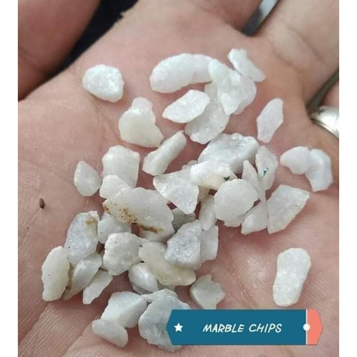 25 per kilo white Marble chips For Multi purpose Use | Lazada PH