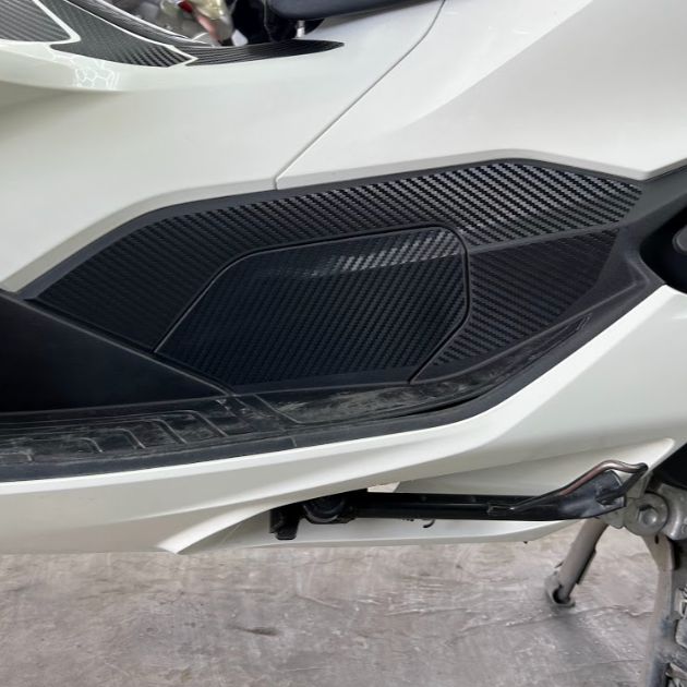 Side Inner Fairings Honda PCX 160 3D Carbon Fiber Accent Decals Sticker ...