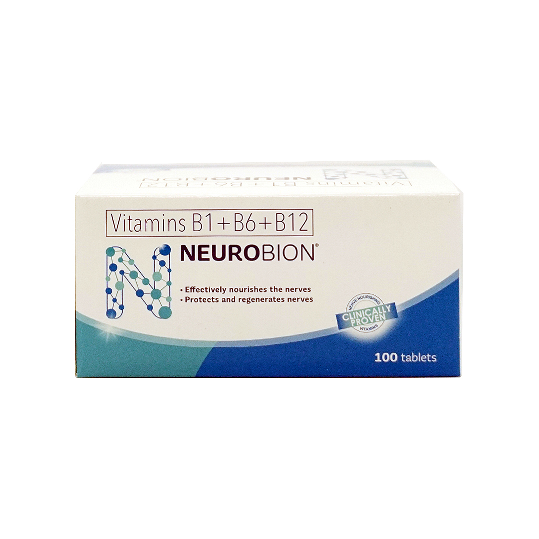 Neurobion Vitamins B1+B6+B12 Tablets for nerve health (10 pcs/pack ...