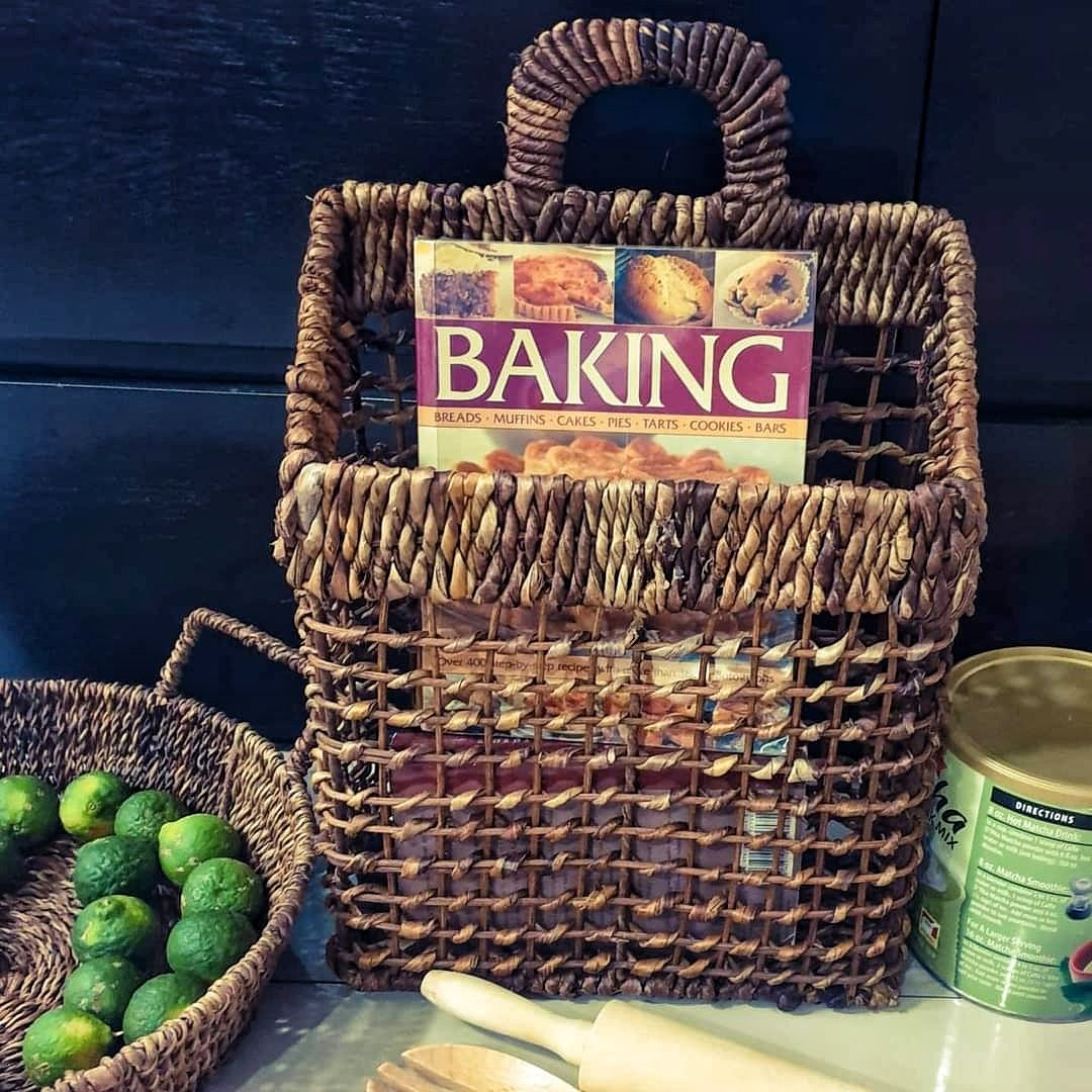 Ayan Basketry Open Weave Abaca Basket with Wall Loop | Lazada PH