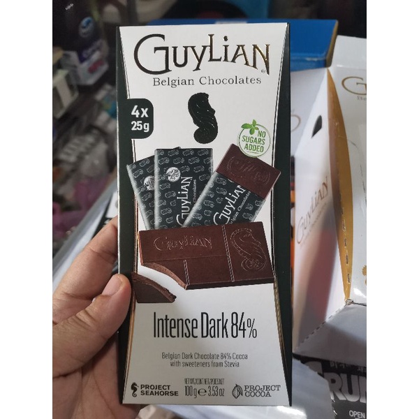 ♔Guylian Belgian Intense Dark 84 KETO APPROVED No Sugars Added Bar 100g ...