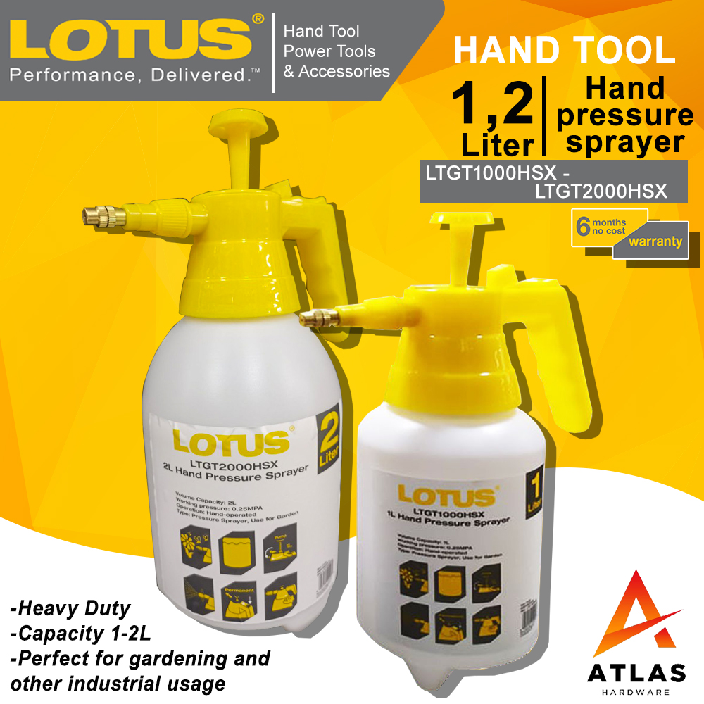 Lotus Hand Pressure Sprayer 1 & 2 Liter | Lazada PH