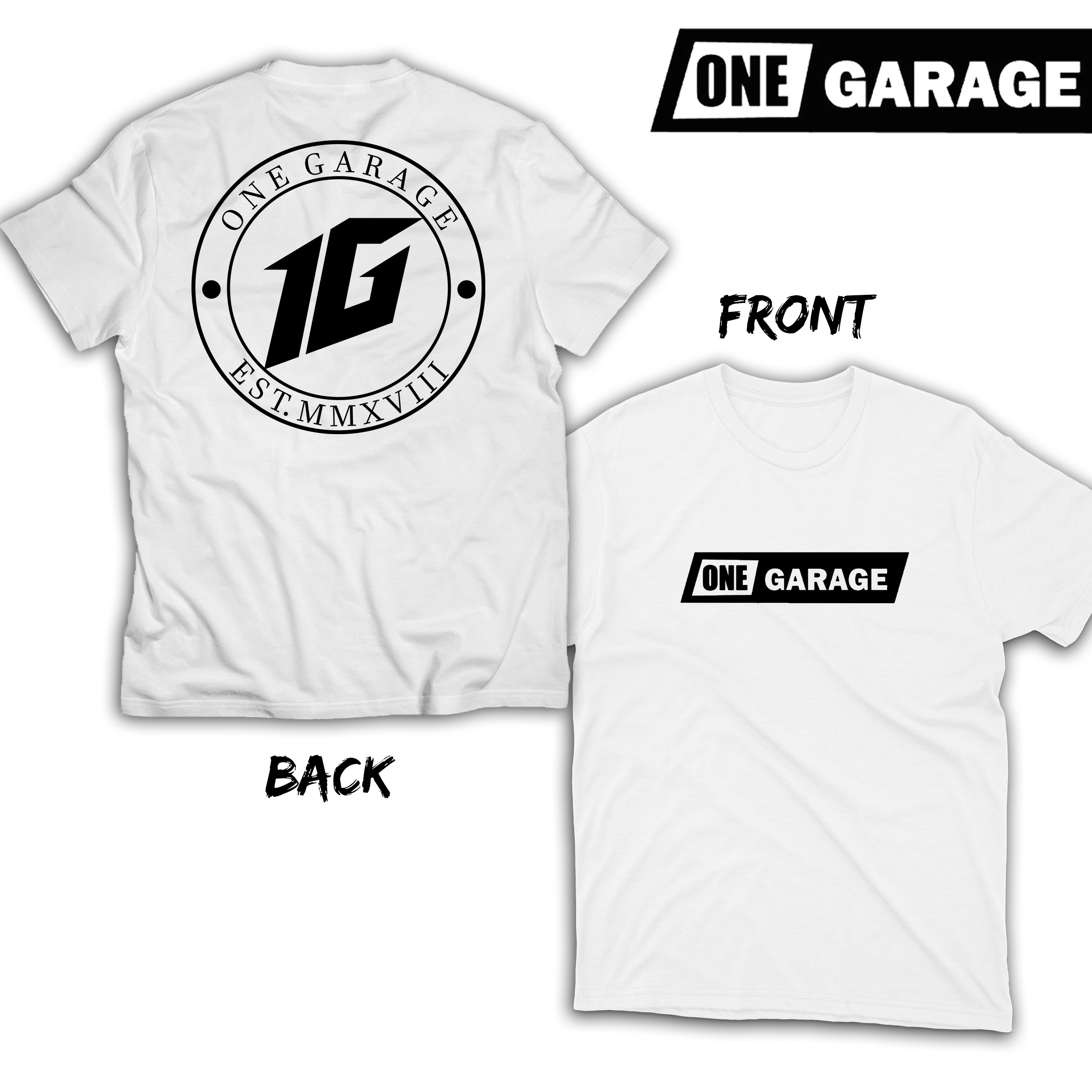 One Garage 1G Est. MMXVIII High Quality Shirt (G2) | Lazada PH