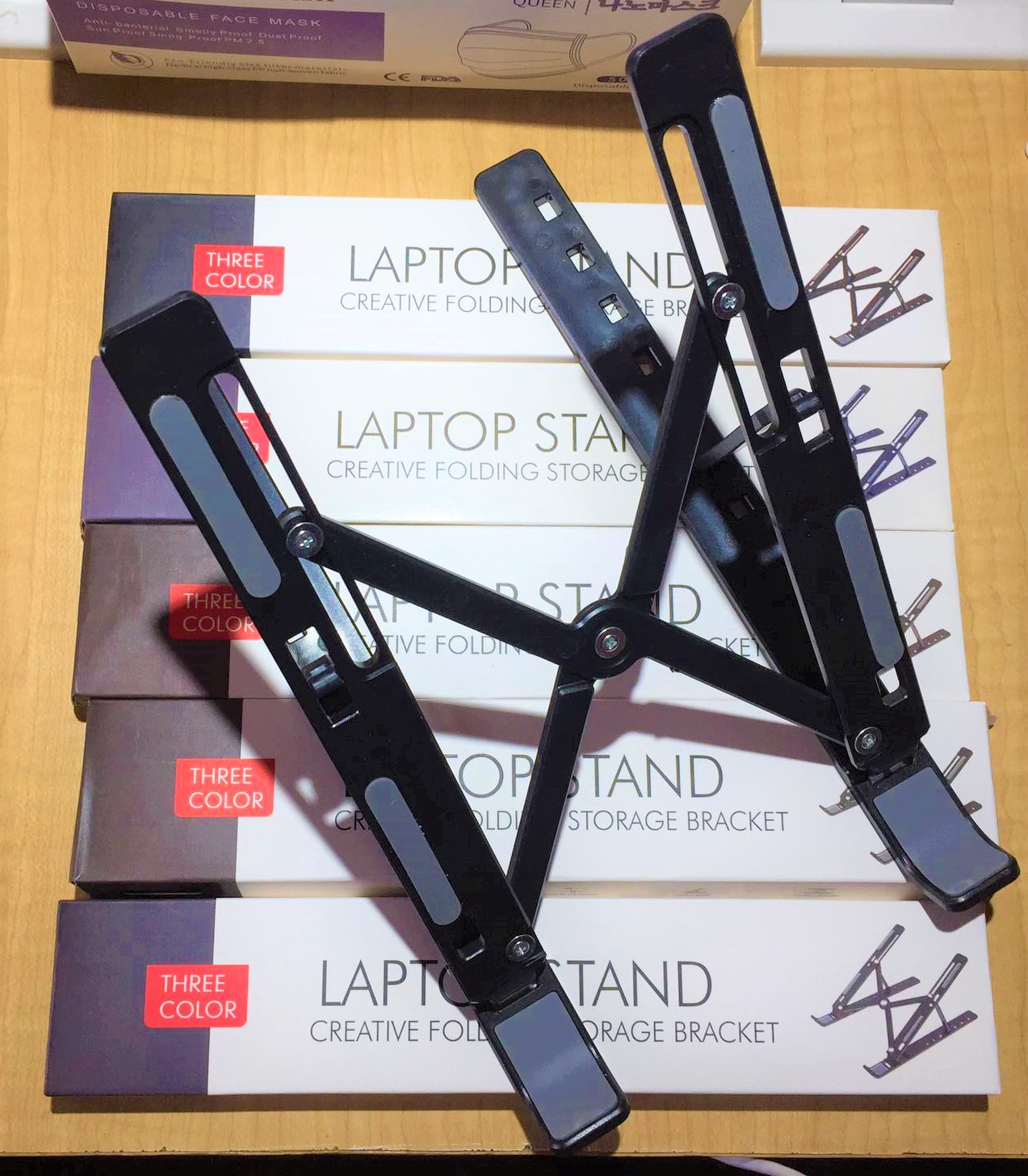 LAPTOP STAND / FOLDABLE LAPTOP BRACKET FOR NETBOOK, TABLET, IPAD ...