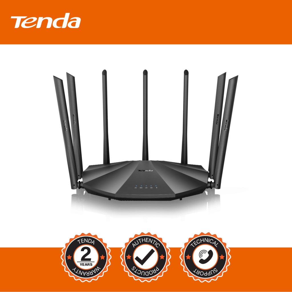 Tenda AC23 AC2100 Dual Band Gigabit WiFi Router (English Firmware ...