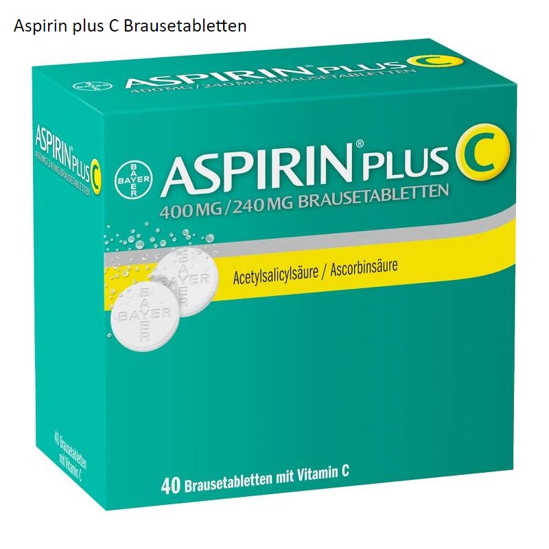 German Imports Of Bayer Aspirin Vitamin C Effervescent Tablets Bayer ...