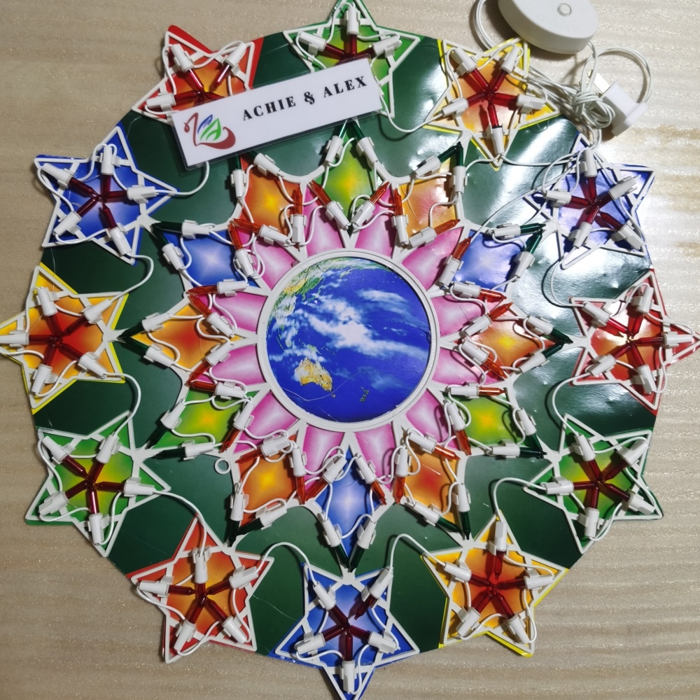 ۩ bosca solar light Achie Alex WITH BOX Christmas Light Parol 12 STAR ...