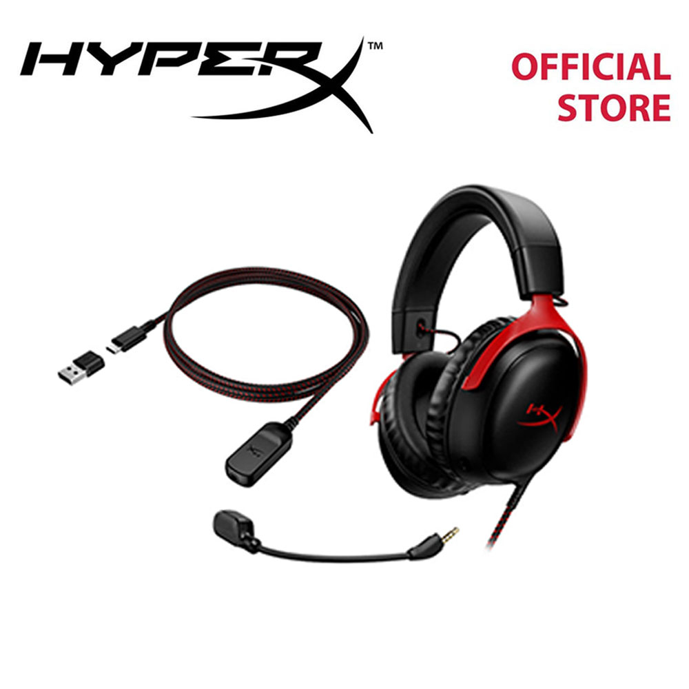 HyperX Cloud III Multiplatform Compatible Noise-Cancelling Wired Over ...