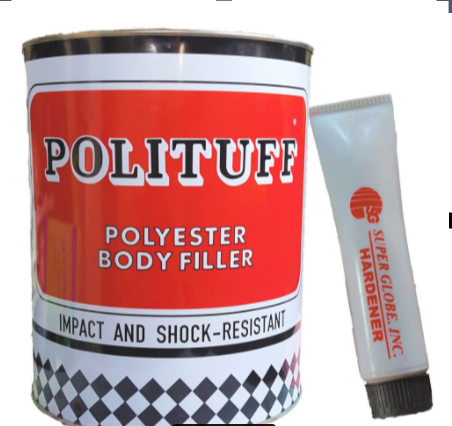 [FS]Polituff Polyester Body Filler with Hardener(3/4 FULL) | Lazada PH