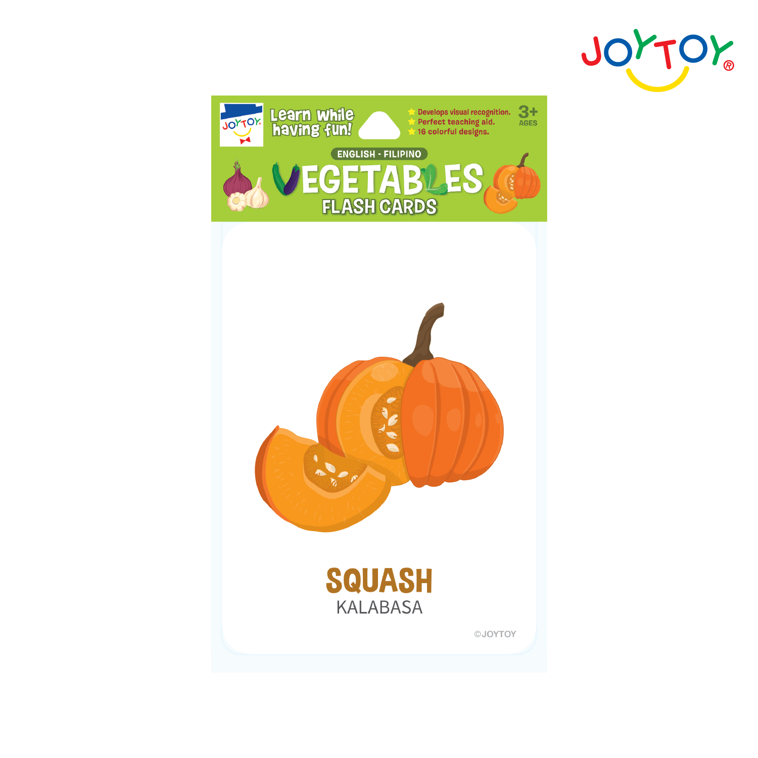 JOYTOY Vegetables Flash Cards | Lazada PH