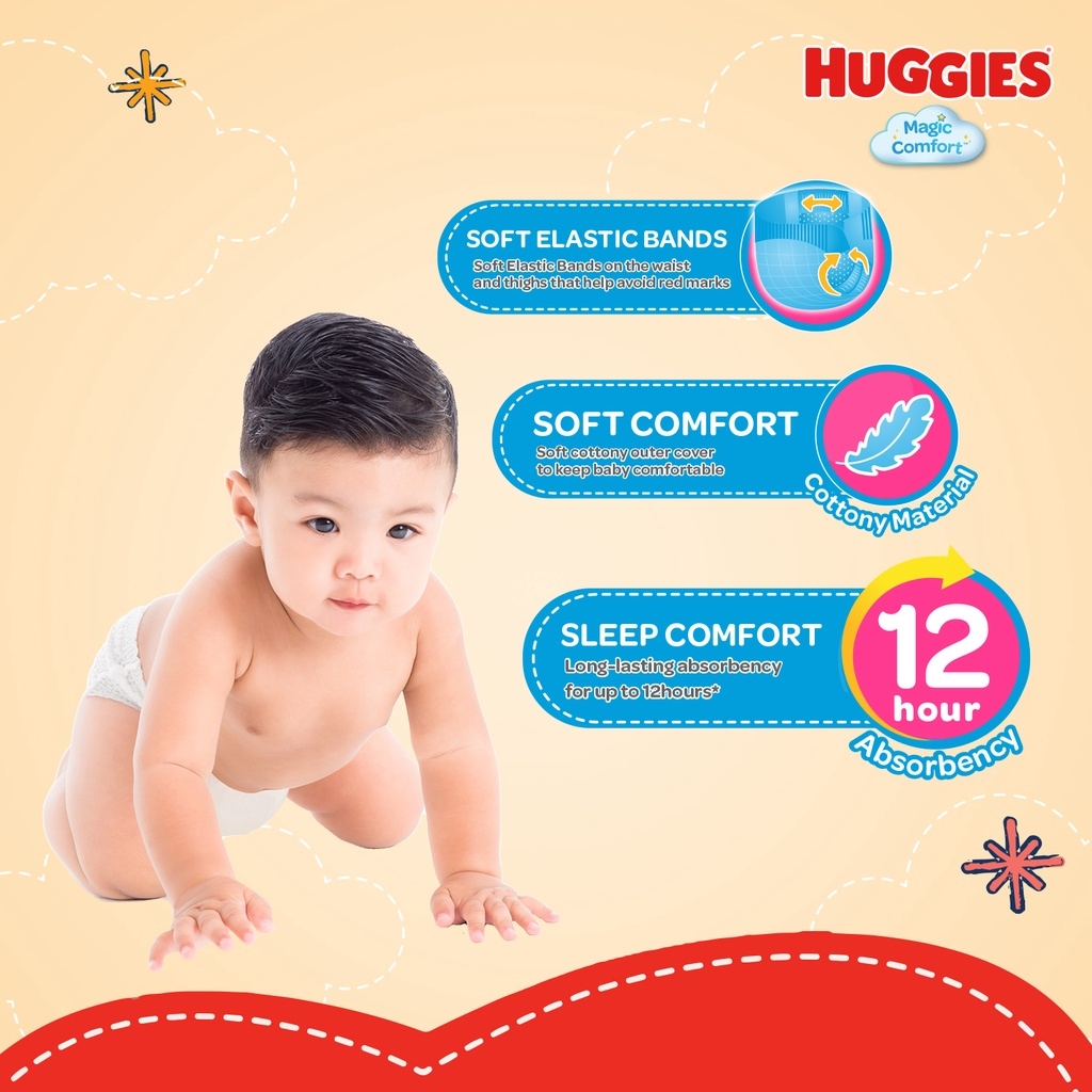 The new 2022 Huggies Magic Comfort Eco Medium - 25 pcs | Lazada PH