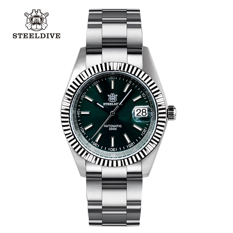 STEELDIVE SD1933 Automatic Mechanical Watch NH35 Watches Men 200m Diver ...