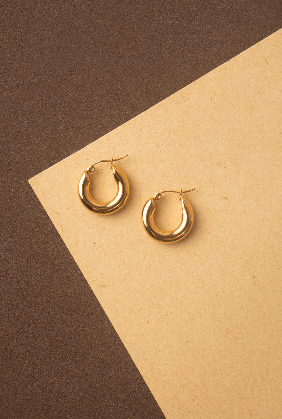 Bas by Rhian Ramos Boss 18K Gold Earrings Minimalist Drop Earring Women ...