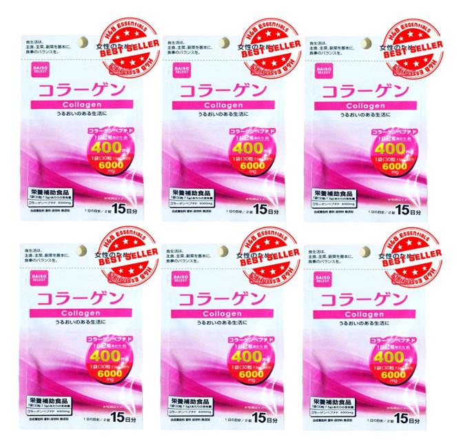 Daiso Collagen (30 Tablets) SET of 6 packs | Lazada PH