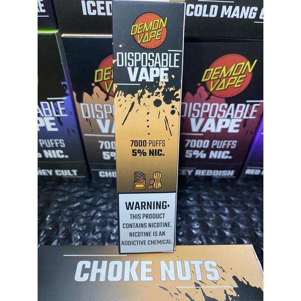 e-cig DEMON VAPE 7000 Puffs 5 Nic Rechargeable Disposable demonvape ...