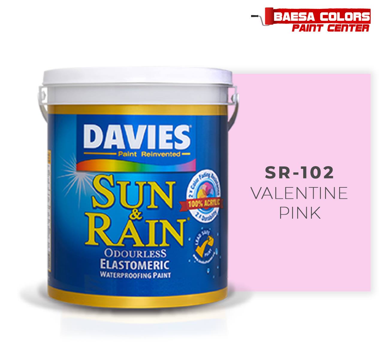 Davies Sun & Rain 4L- VALENTINE PINK SR-102/ FAMILY COLOR PINK | Lazada PH