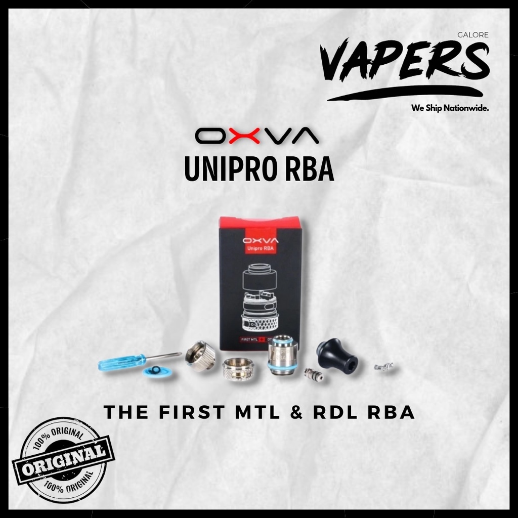 [AUTHENTIC] Oxva Velocity RBA Oxva Unipro RBA Oxva Velocity Rebuildable ...