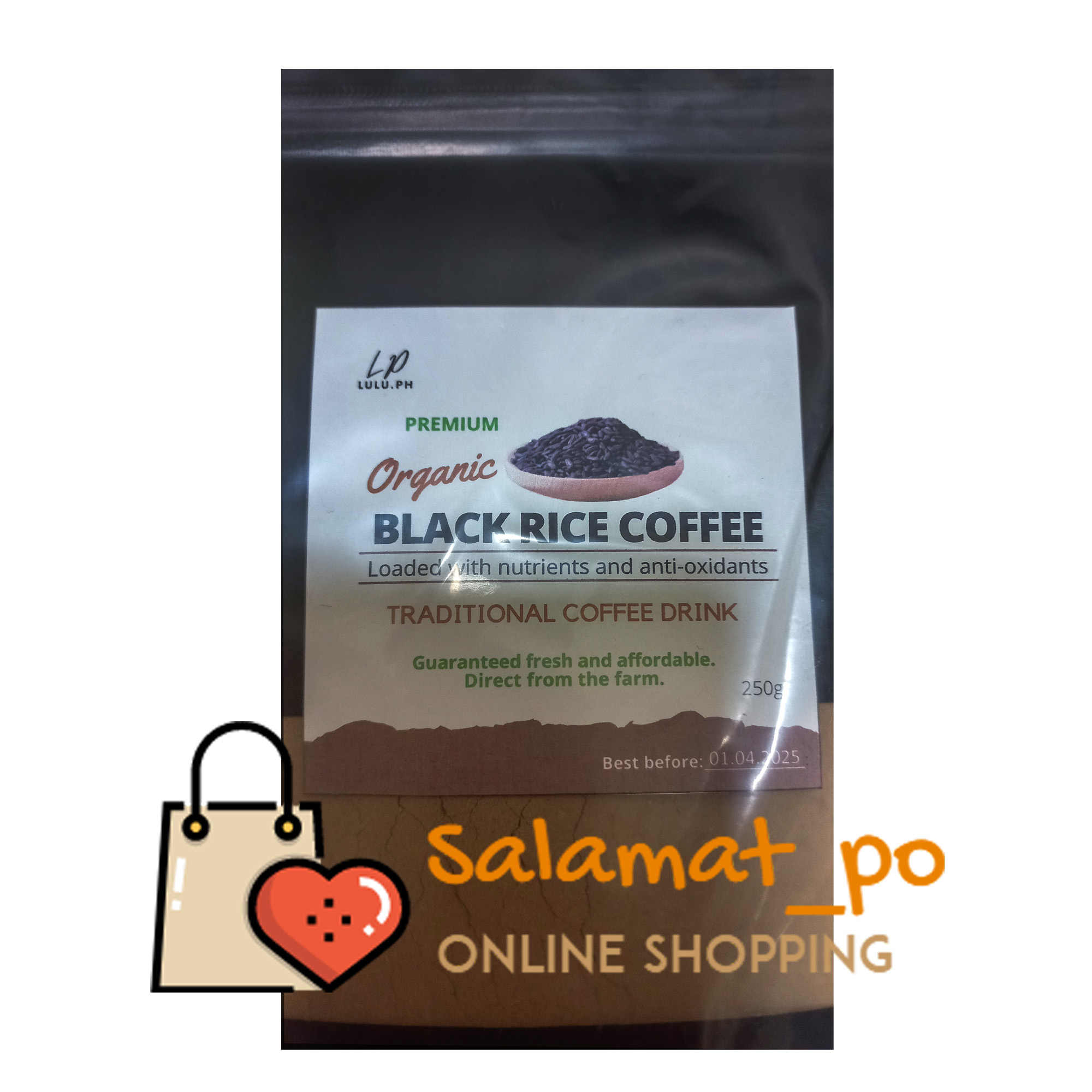 Organic Black Rice coffee 250g | Lazada PH