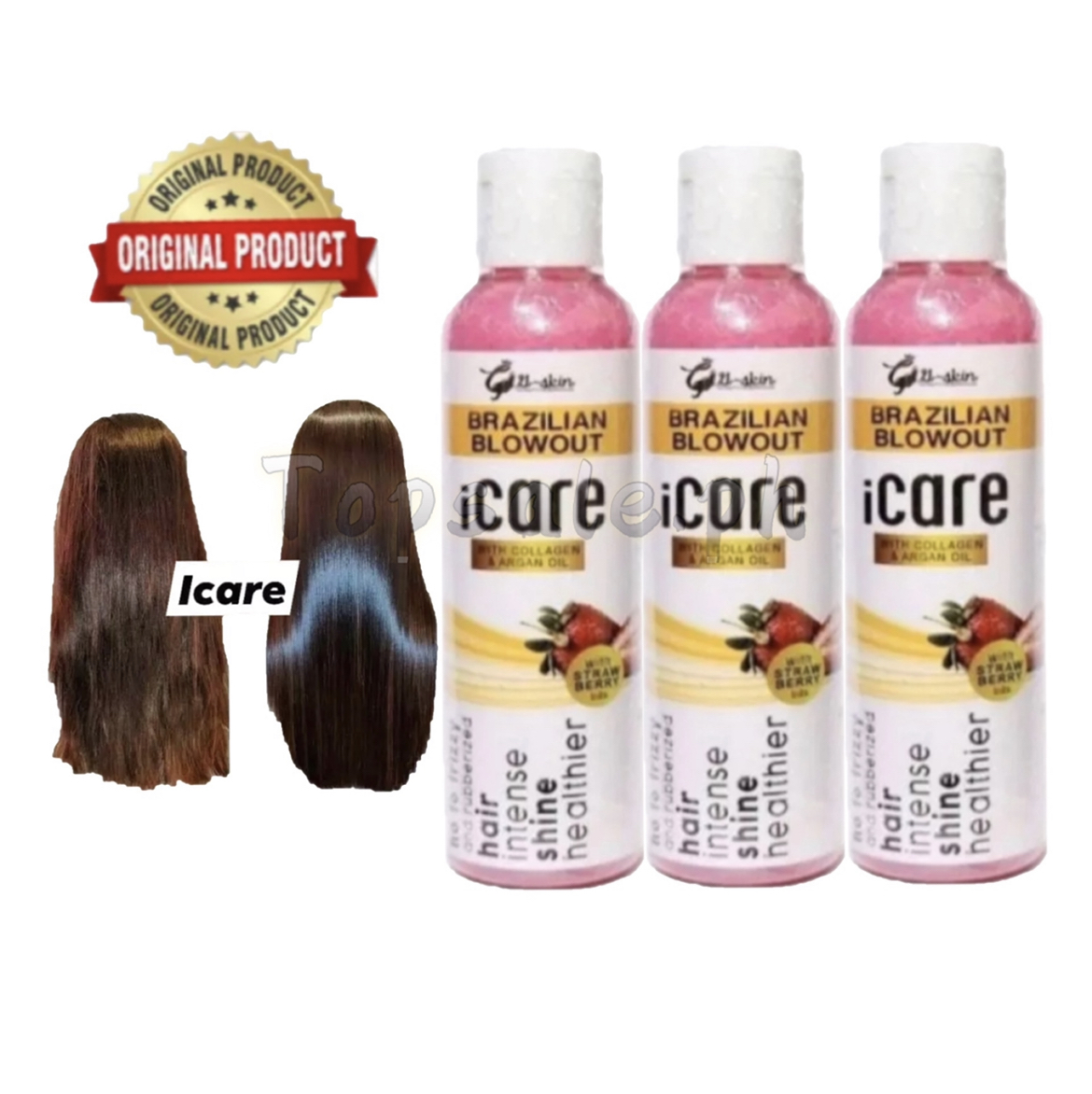 ( SET OF 3 )Original Gskin Icare Brazilian Blowout and Hair B0t0x ...