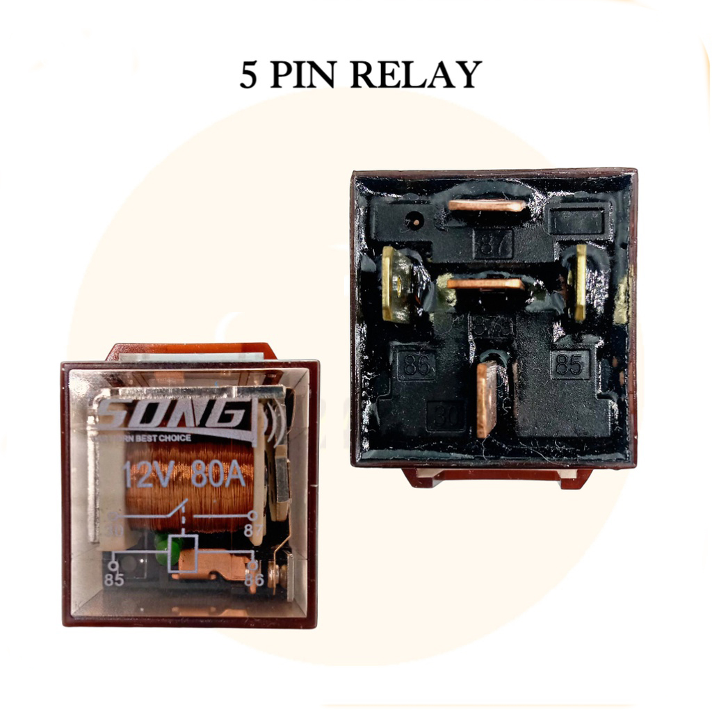 HORN RELAY / MINI DRIVING LIGHT RELAY W/ TRANSPARENT SOCKET AND HARNESS ...