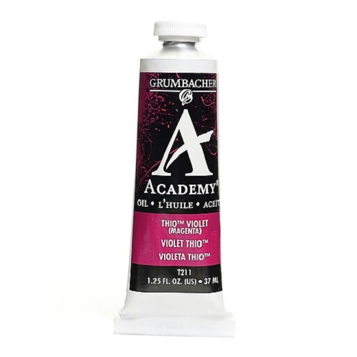 GRUMBACHER Academy Oil Color 37ML Thio Violet Magenta | Lazada PH