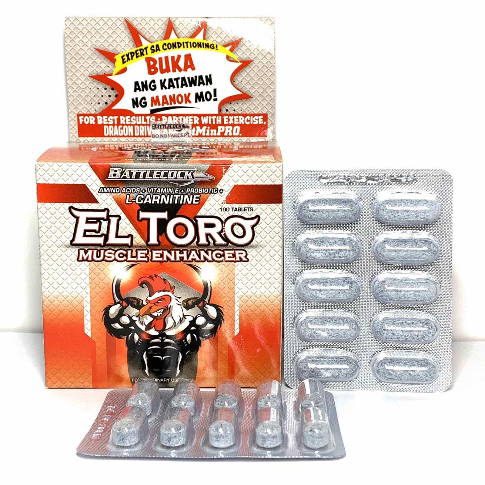 [FCR AGRIVET] BATTLECOCK EL TORO FOR GAMEFOWL MUSCLE ENHANCER / Para ...