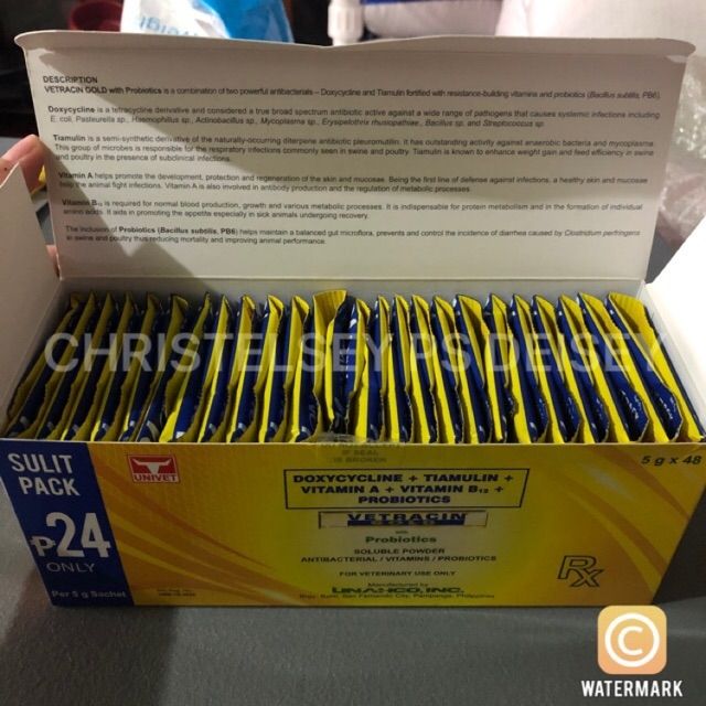 Univet Vetracin Gold w/ Prebiotics ( 1 BOX/48 SACHETS ) | Lazada PH