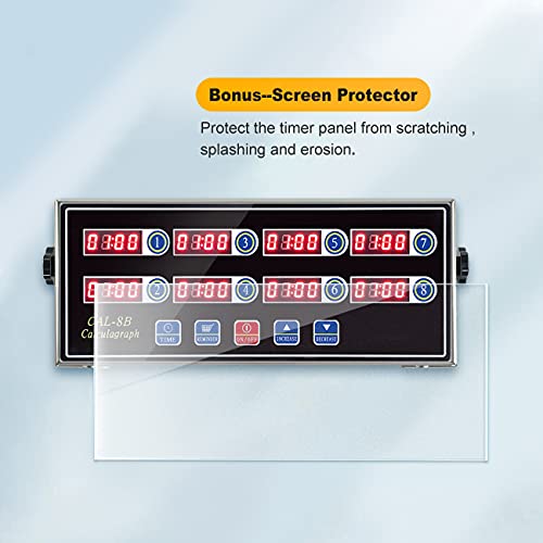 YOOYIST Commercial 8 Channels Digital Kitchen Timer Deep Fryer Timer ...