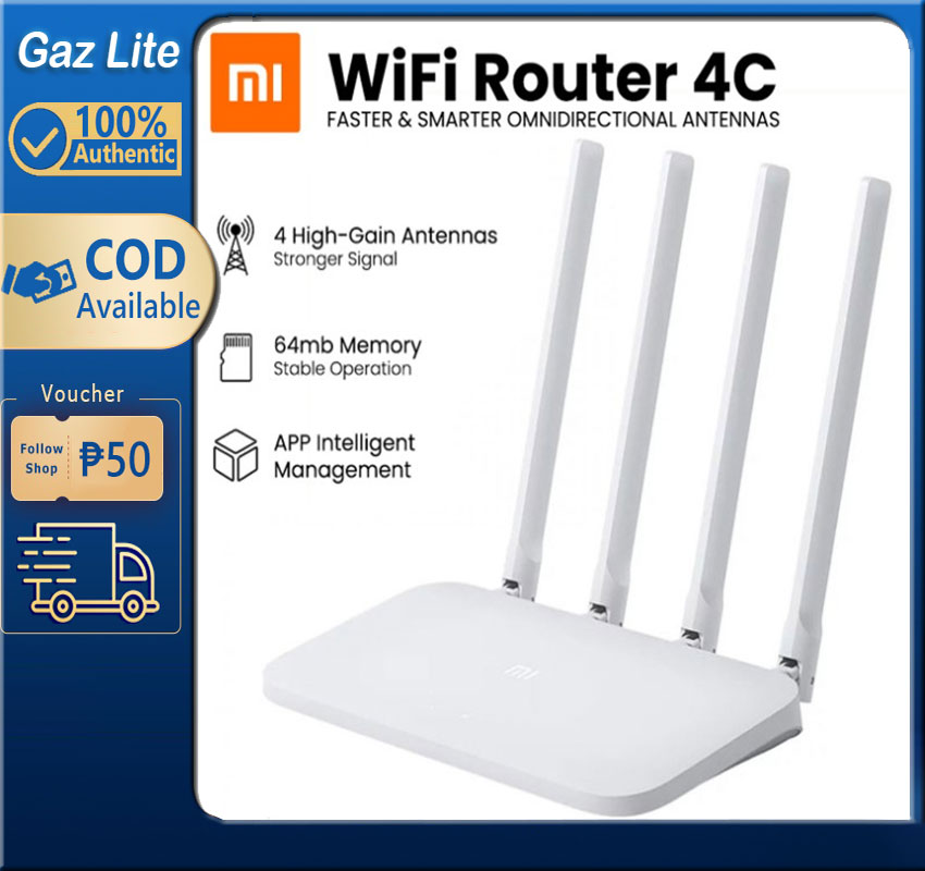 Xiaomi Router 4A 4C gigabit wireless high-speed intelligent WIFI dual ...