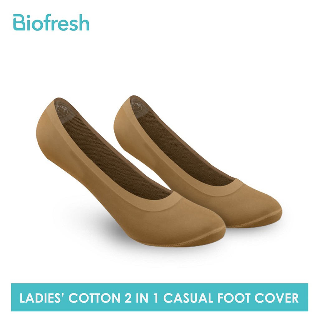 Biofresh RLFG101 Ladies' Antimicrobial Seamless No Show Socks 2 pairs ...
