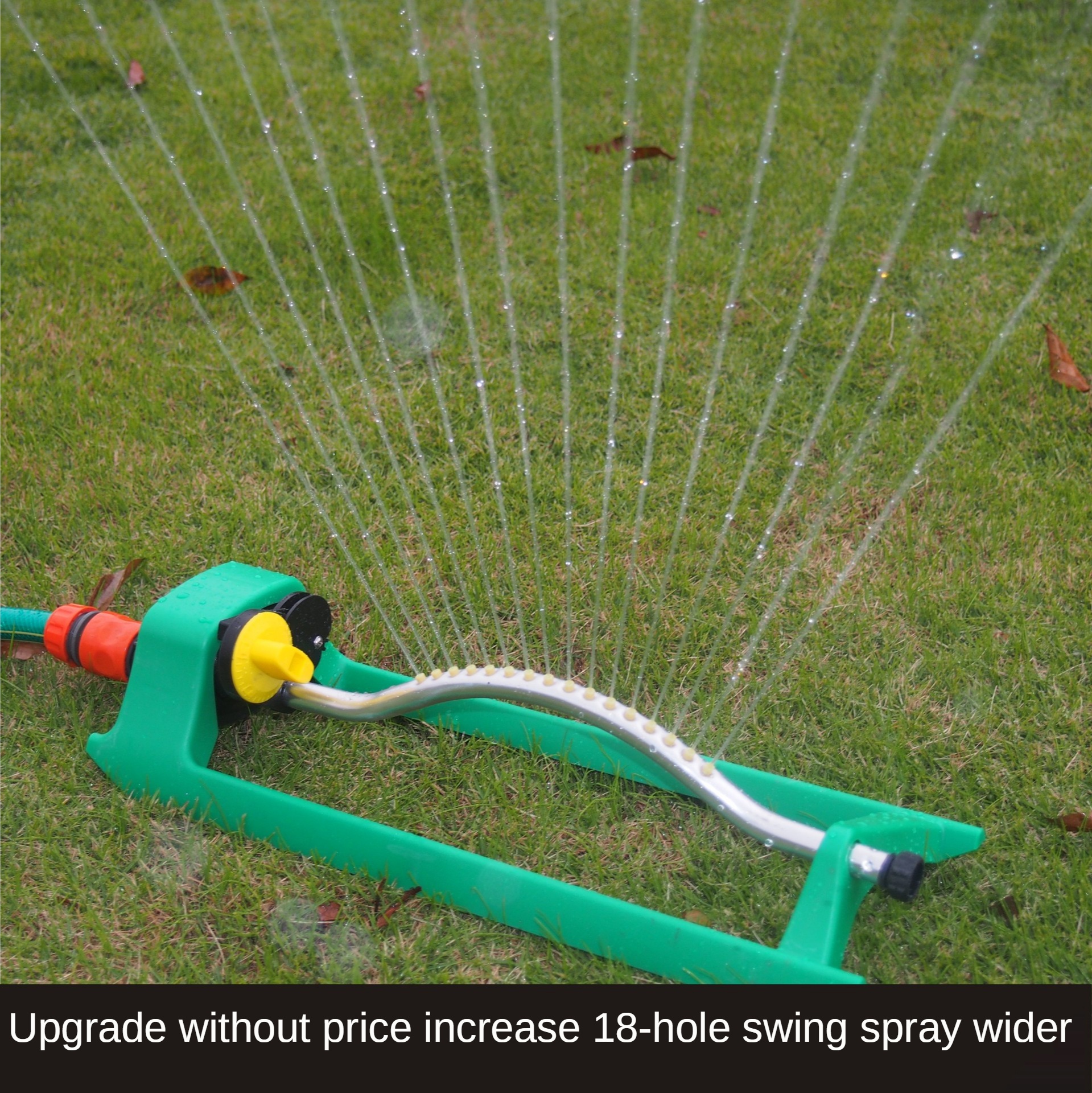 18 hole lawn watering automatic swing sprinkler high speed rail ...