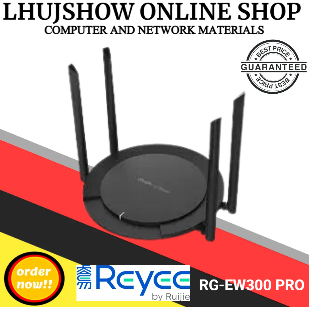 RUIJIE Wireless Smart Router RG-EW300 PRO 300Mbps | Lazada PH